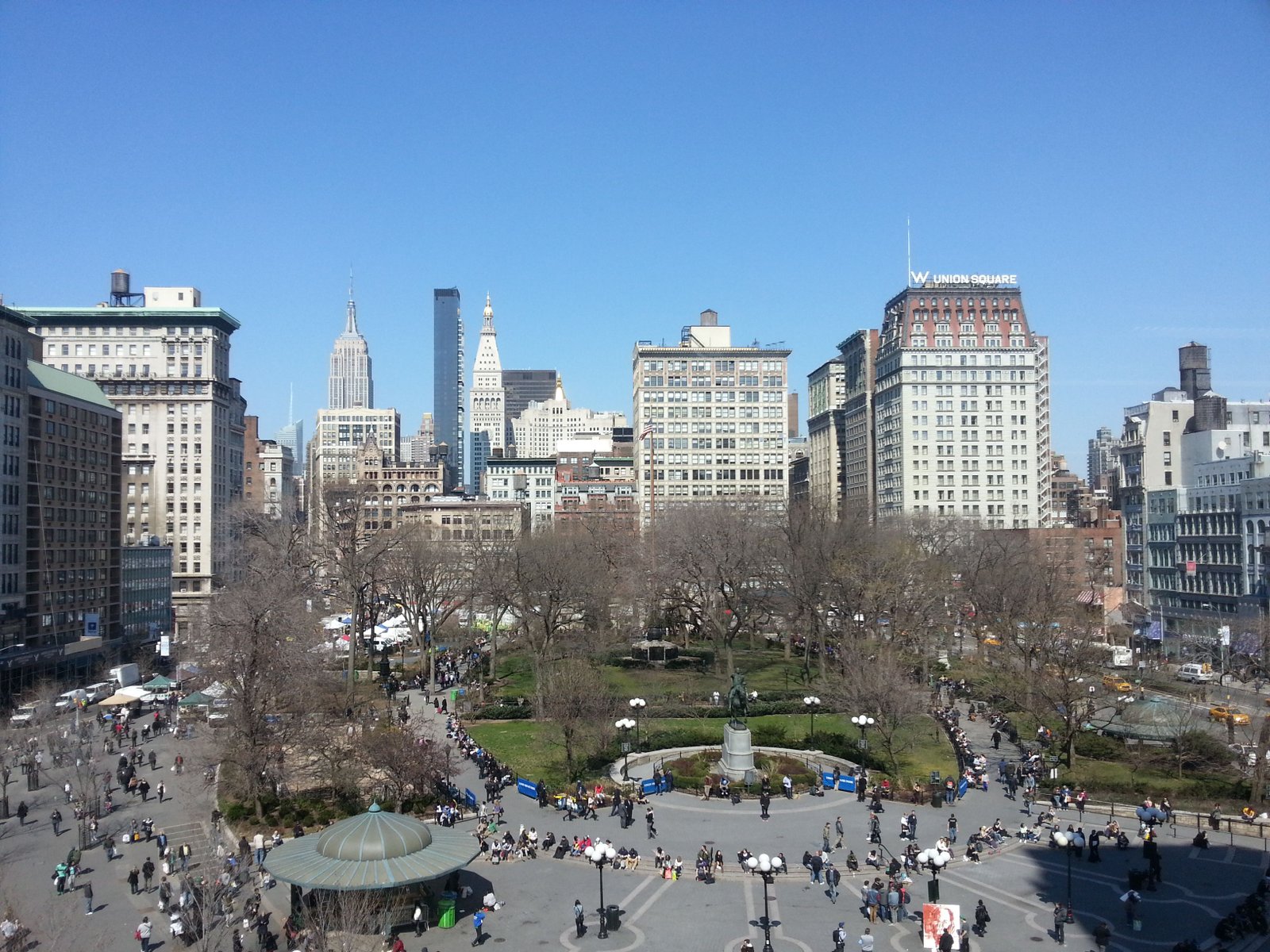 Photo gratuite d'Union Square Park, Parc populaire et lieu de ...